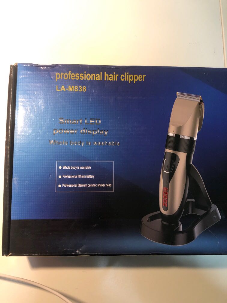 Professional Hair Clipper LA-M838, Beauty & Personal Care, Hair on ...