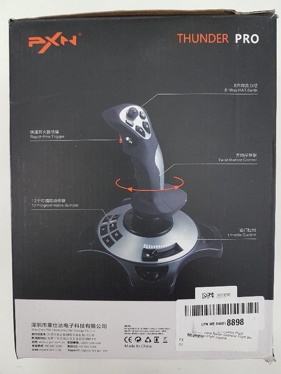 PXN-2113 Flight Joystick, Suitable for PC Windows, Video Gaming, Gaming ...