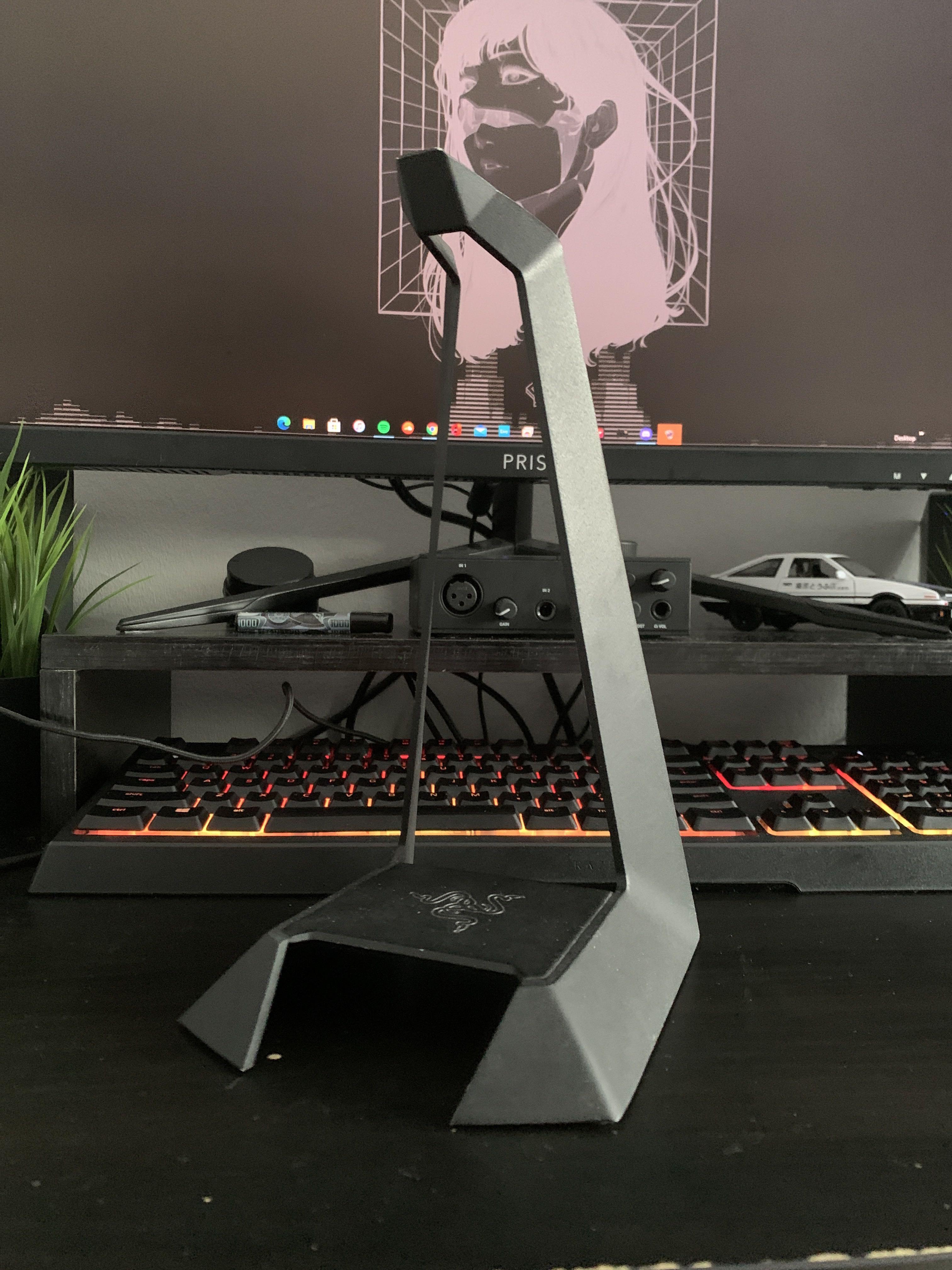 Razer headset stand, Audio, Headphones & Headsets on Carousell