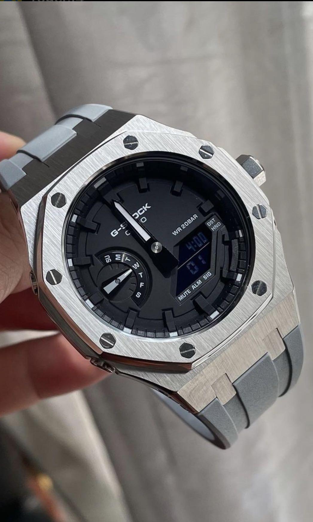 ROTATING KNOB VERSION MOD CASIO AP MOD GSHOCK GA2100 ga-2100 gm2100 ga ...