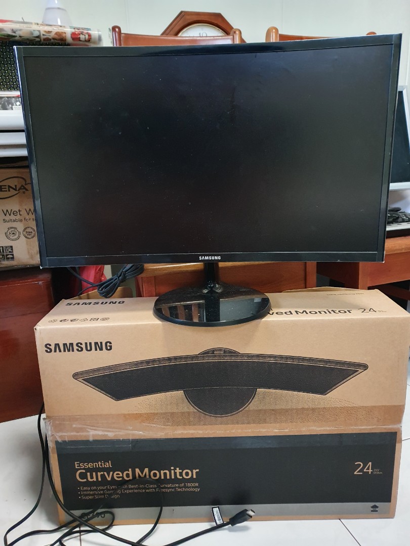Samsung Curved Monitor Computers Tech Desktops On Carousell