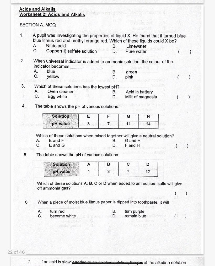 250pg Sec 1/2 Science notes +worksheets (Chem,Bio,Physics) Lower Sec ...