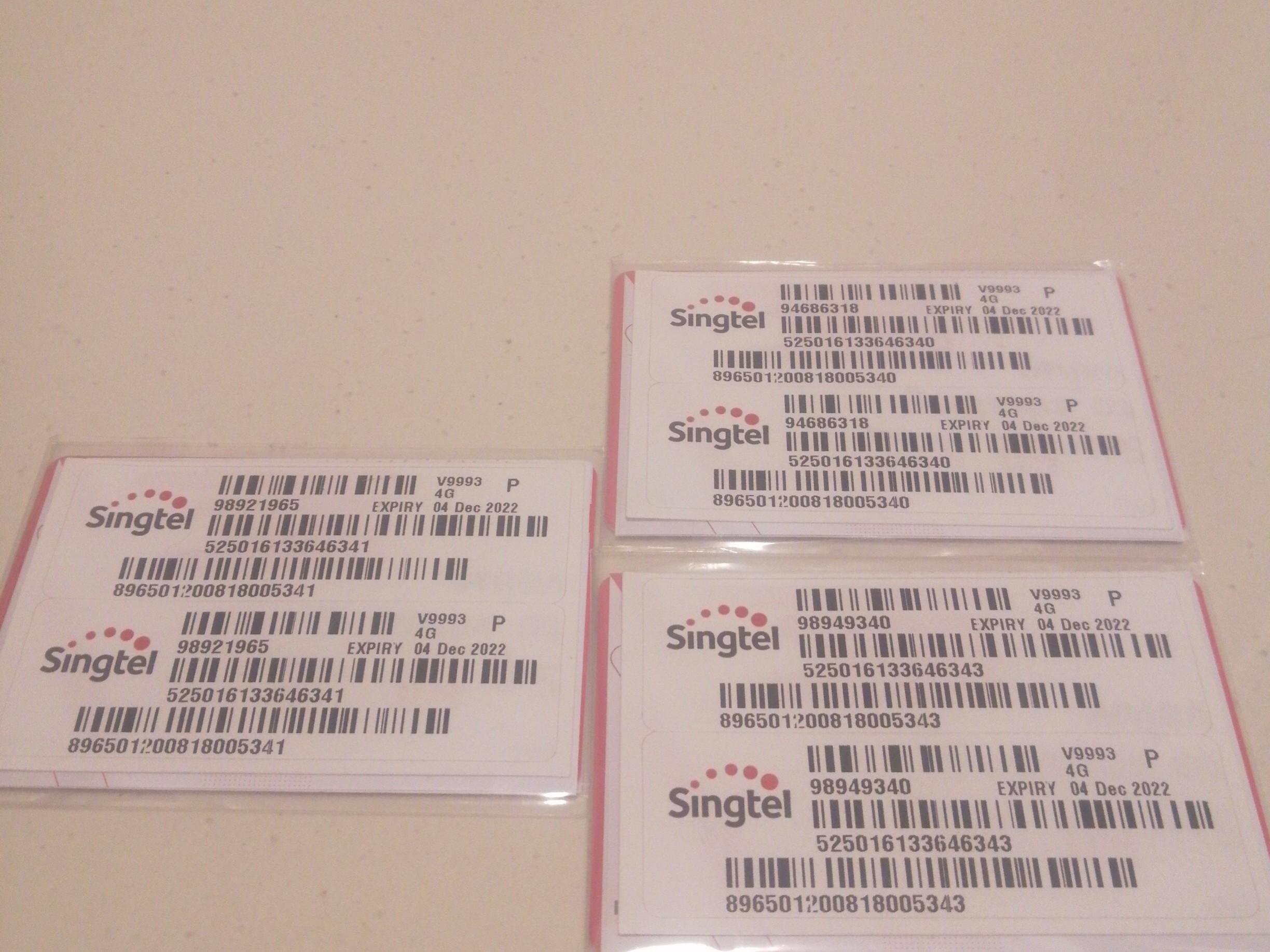 SINGTEL Prepaid Hi! Card, Mobile Phones & Gadgets, Mobile & Gadget ...