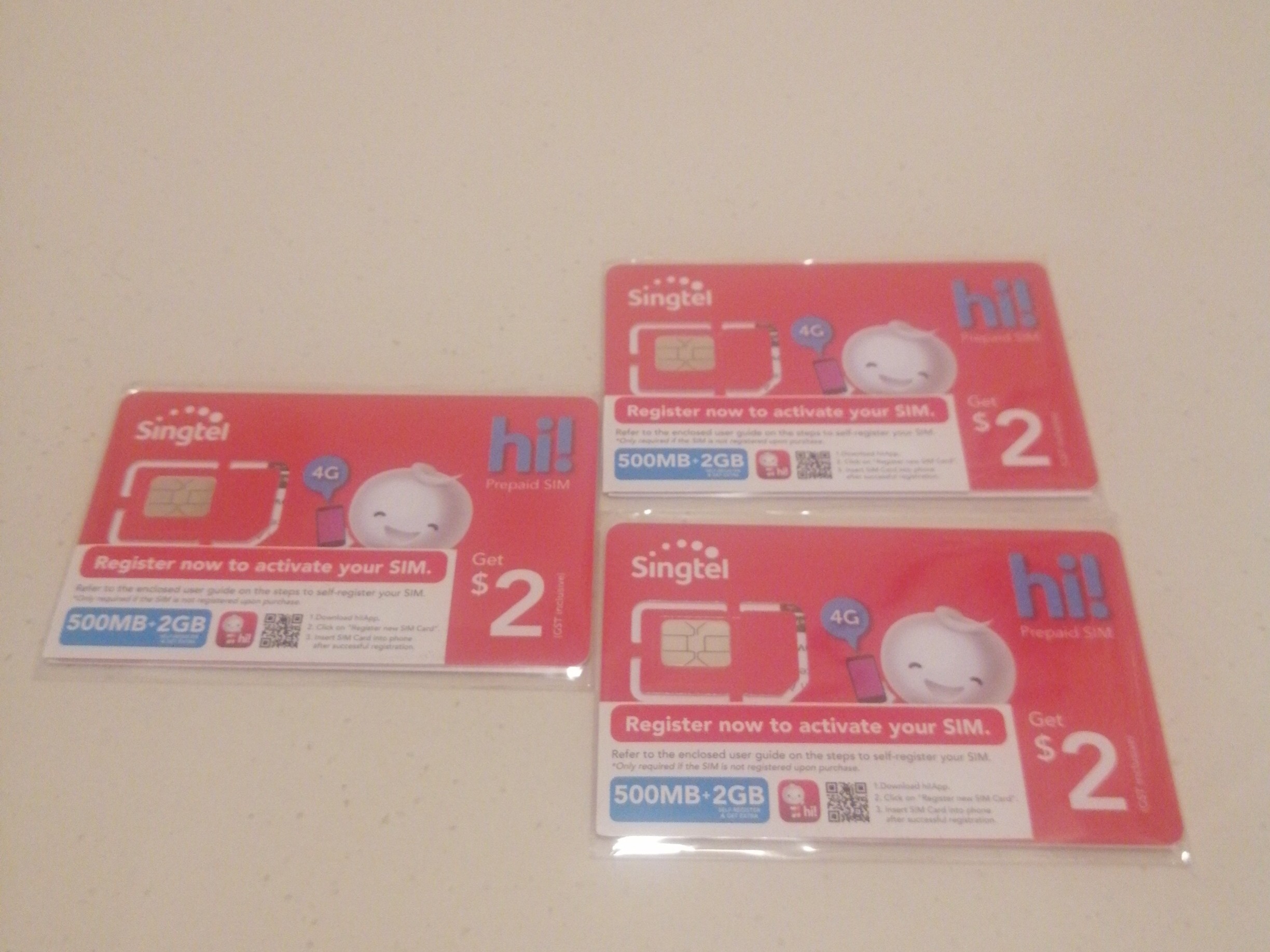 SINGTEL Prepaid Hi! Card, Mobile Phones & Gadgets, Mobile & Gadget ...