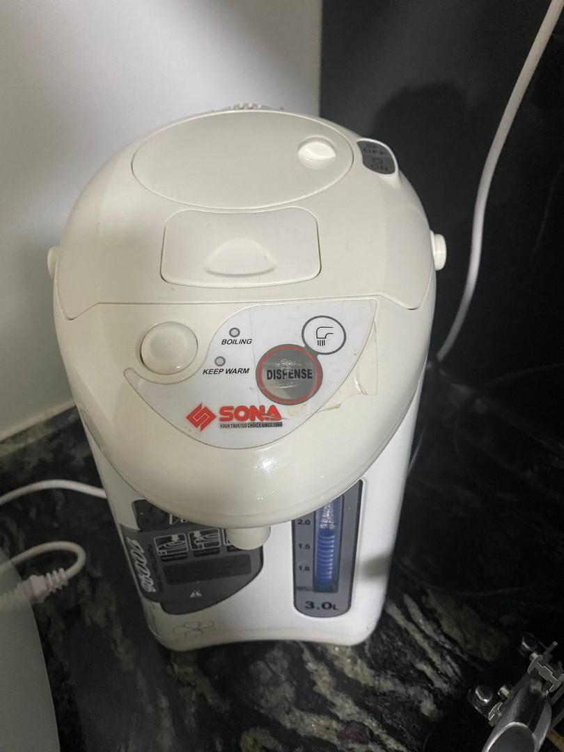 Sona 3L water heater, TV & Home Appliances, Kitchen Appliances, Kettles ...