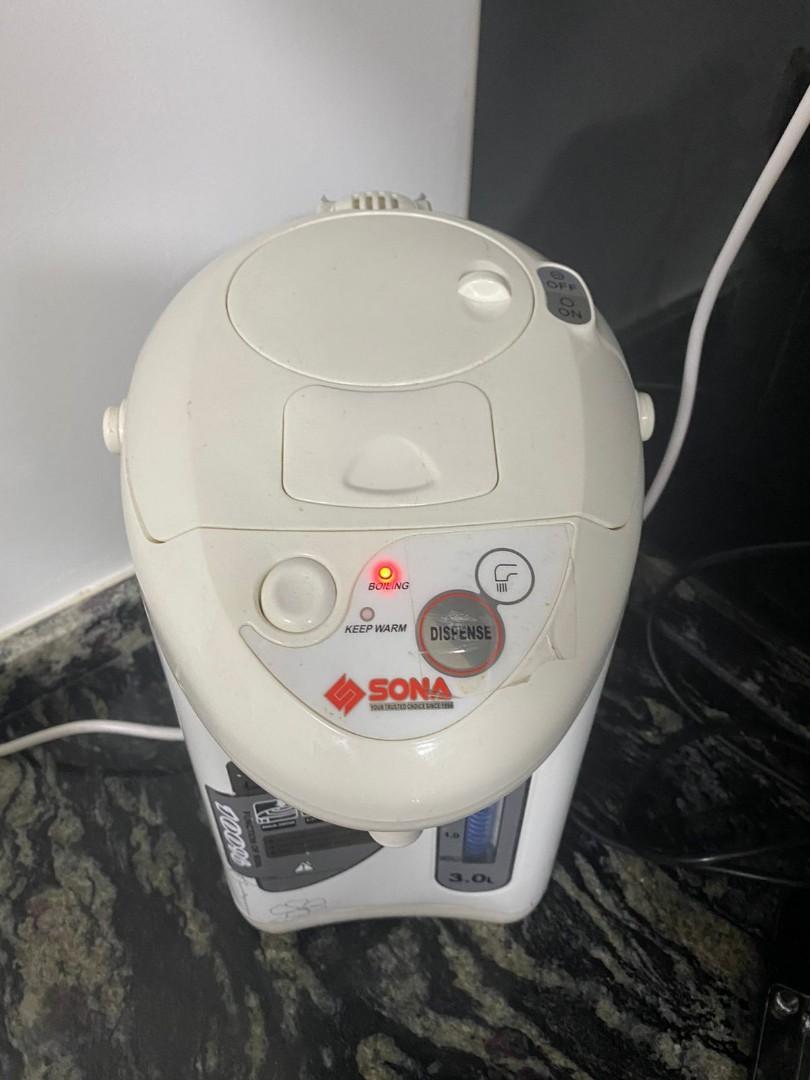 Sona 3L water heater, TV & Home Appliances, Kitchen Appliances, Kettles ...