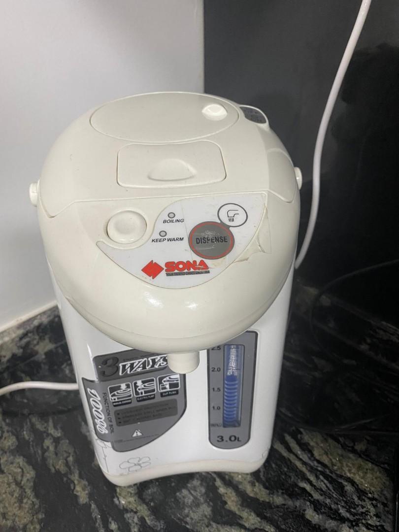 Sona 3L water heater, TV & Home Appliances, Kitchen Appliances, Kettles ...