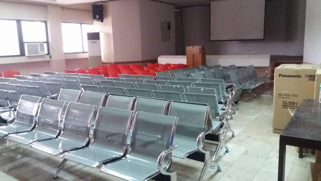 STEEL gang chair office furniture TABLES, Furniture & Home Living ...