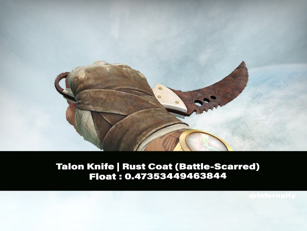 Talon Knife Rust Coat BS CSGO SKINS KNIVES, Video Gaming, Gaming ...