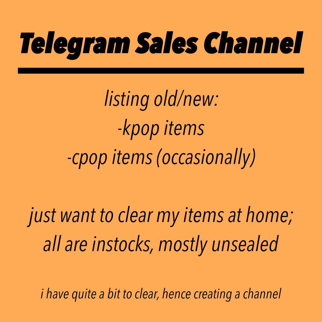 Telegram selling channel!, Hobbies & Toys, Memorabilia & Collectibles ...