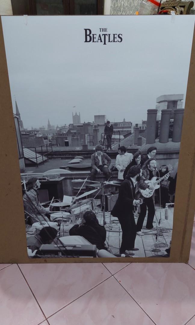 THE BEATLES ROOFTOP CONCERT POSTER, Furniture & Home Living, Home Decor ...