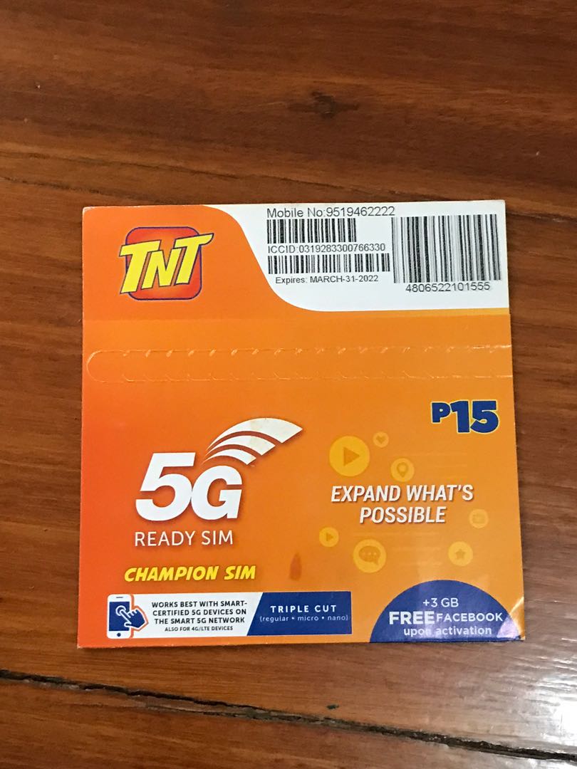 TNT Limited Edition Number SIM, Mobile Phones & Gadgets, Mobile ...