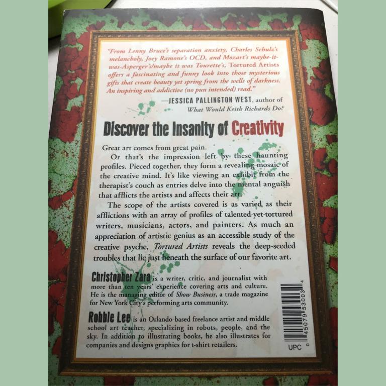 Tortured Artists by Christopher Zara, Hobbies & Toys, Books & Magazines ...