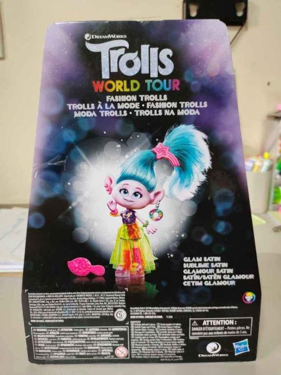 TROLLS WORLD TOUR GLAM SATIN DOLL, Hobbies & Toys, Toys & Games on ...