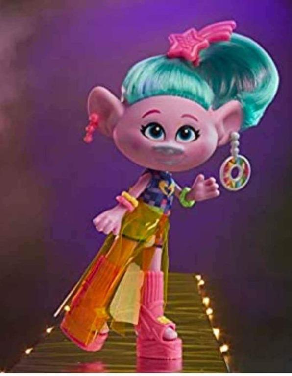 TROLLS WORLD TOUR GLAM SATIN DOLL, Hobbies & Toys, Toys & Games on ...