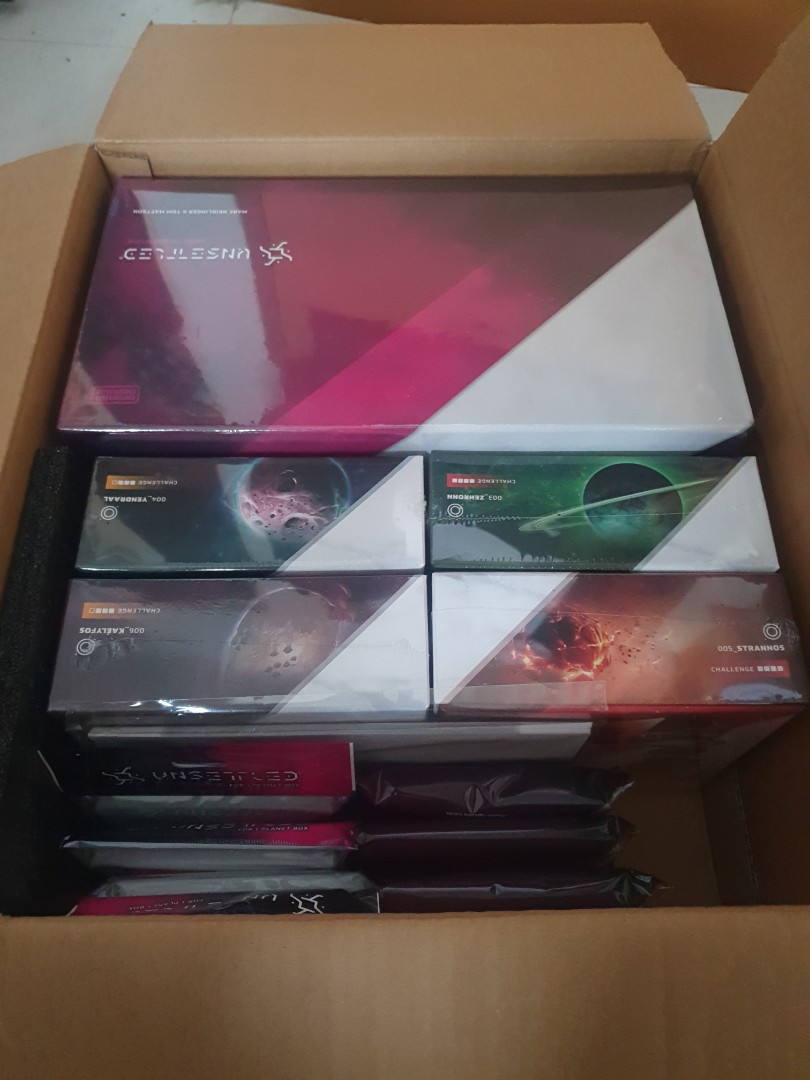 Kickstarter Unsettled Board game, Hobbies & Toys, Toys & Games on Carousell