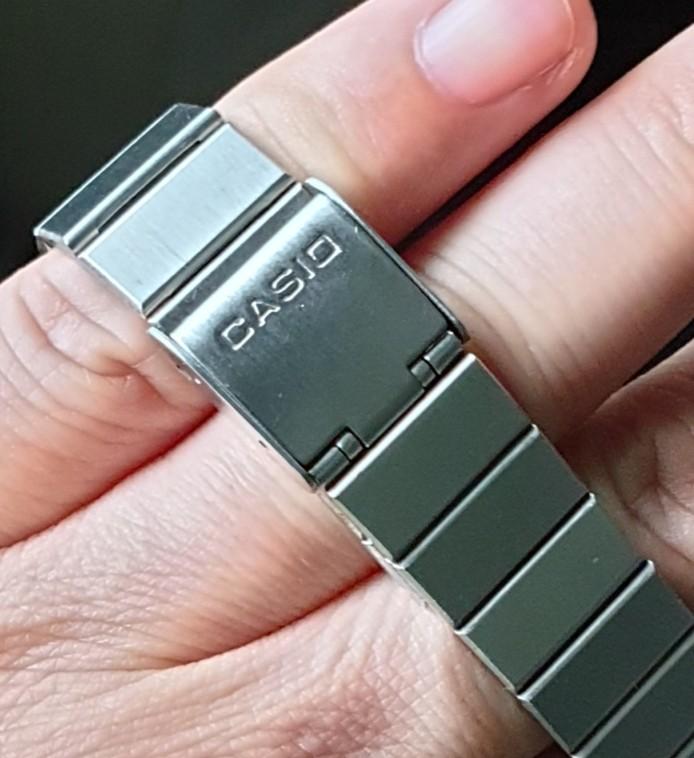 Vintage old rare digital casio, casiotron watch in the 90s. Casing diameter 38mm. TRN-120, Men's ...