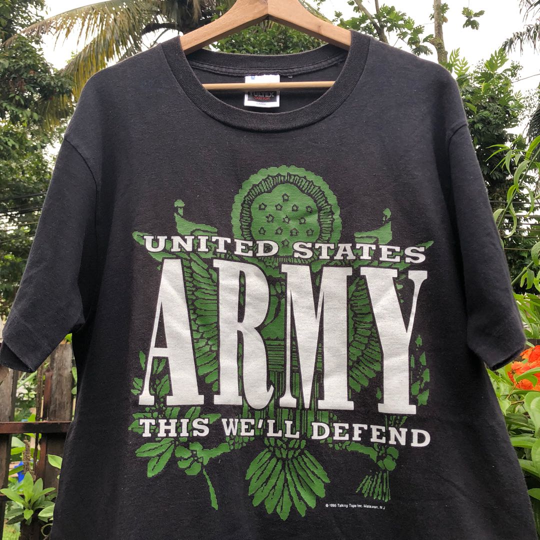 Vintage us army 1995, Men's Fashion, Tops & Sets, Tshirts & Polo Shirts ...
