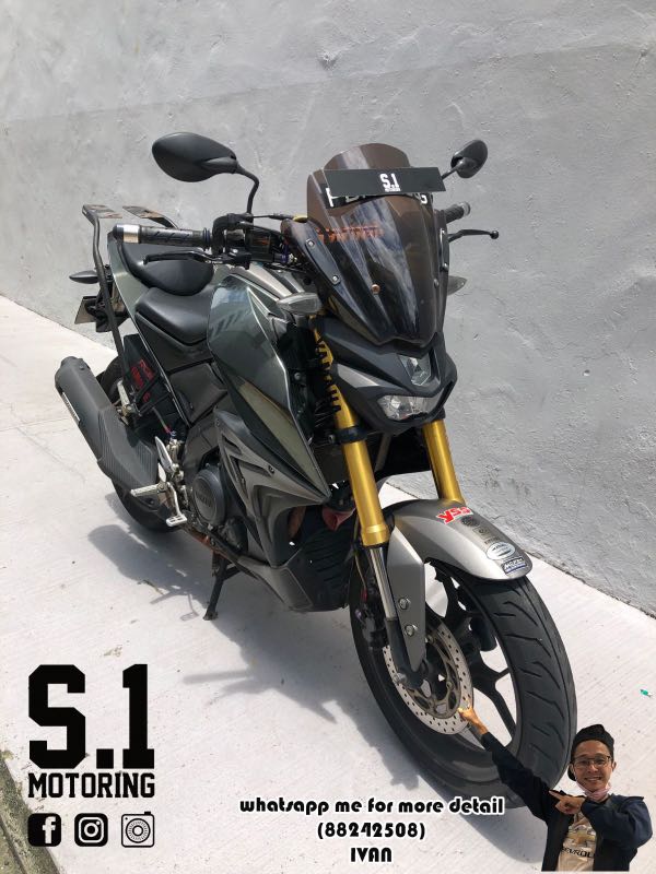Yamaha MT15 v1, Motorcycles, Motorcycles for Sale, Class 2B on Carousell