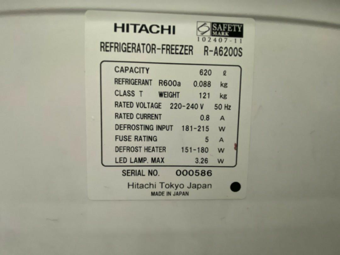 5 Doors Hitachi Fridge, TV & Home Appliances, Kitchen Appliances ...