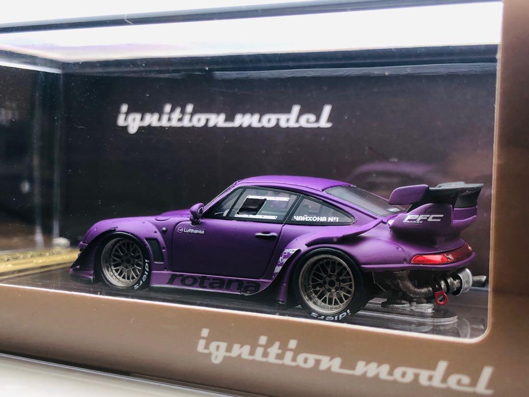 全新 最後一架 Ignition Model 1/64 Resin RWB 993 磨砂紫色, 興趣及遊戲, 玩具 & 遊戲類 - Carousell