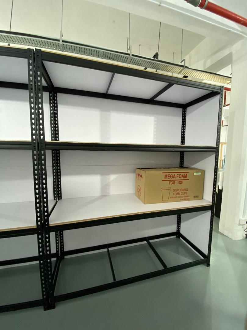 Adjustable metal rack / shelving for warehouse , office , HDB Storeroom ...
