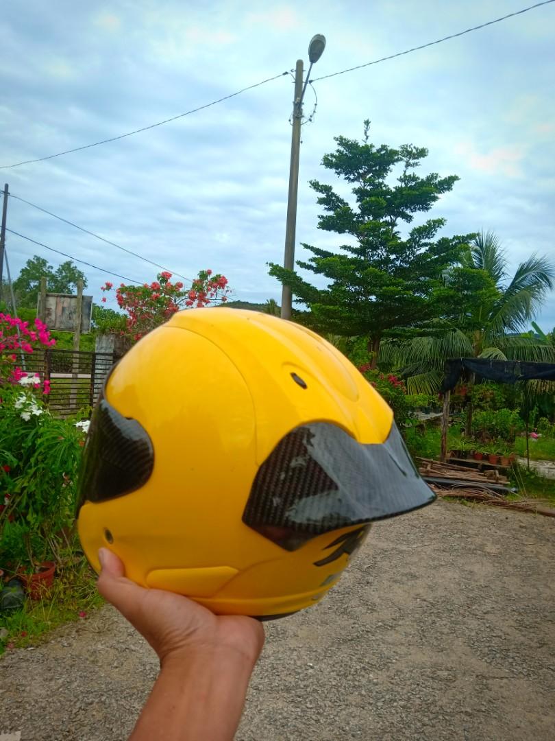 arc ritz Carbon spoiler, Motorcycles, Motorcycle Apparel on Carousell