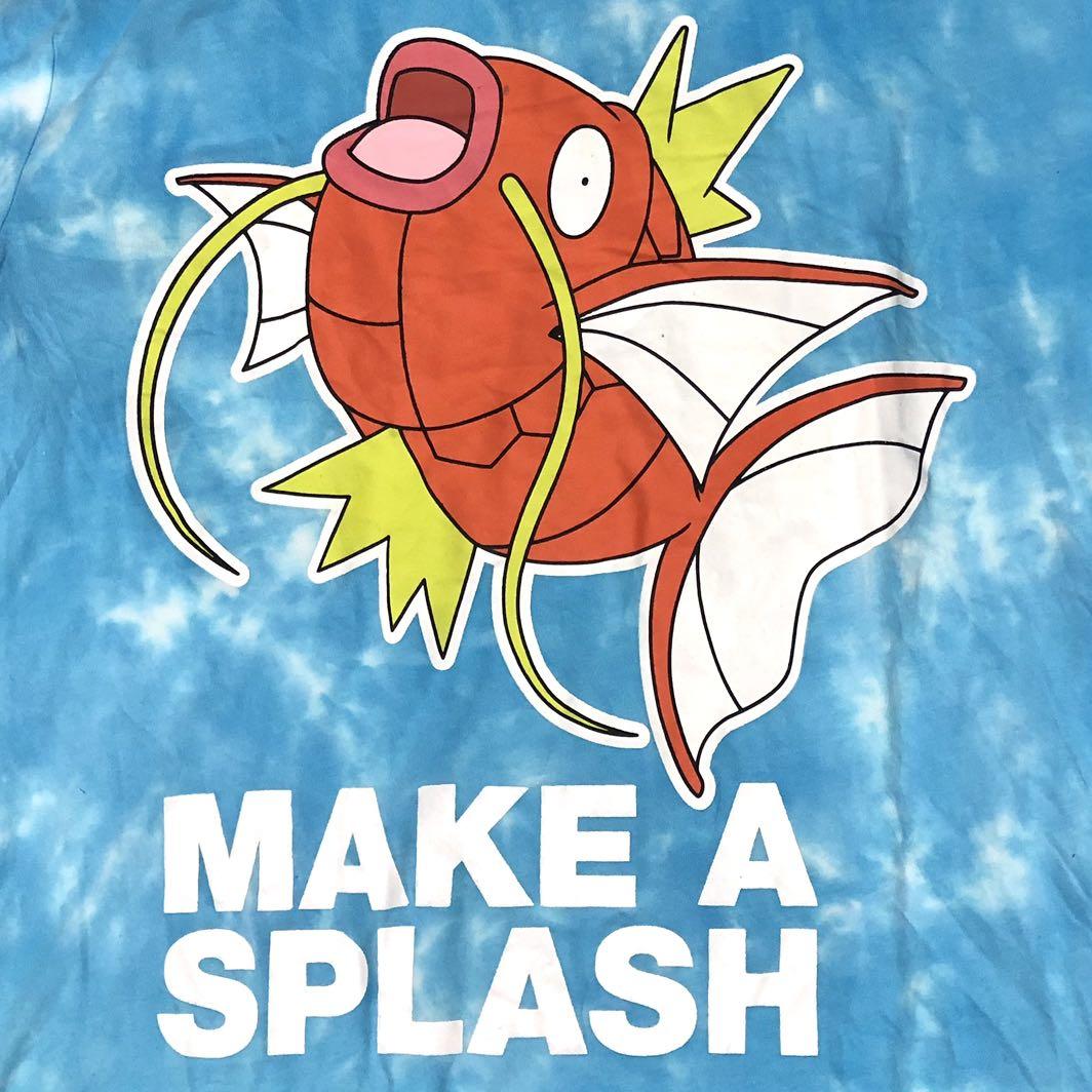 Brand New Pokémon Magikarp Blue Tie Dye T-Shirt Official US Factory ...
