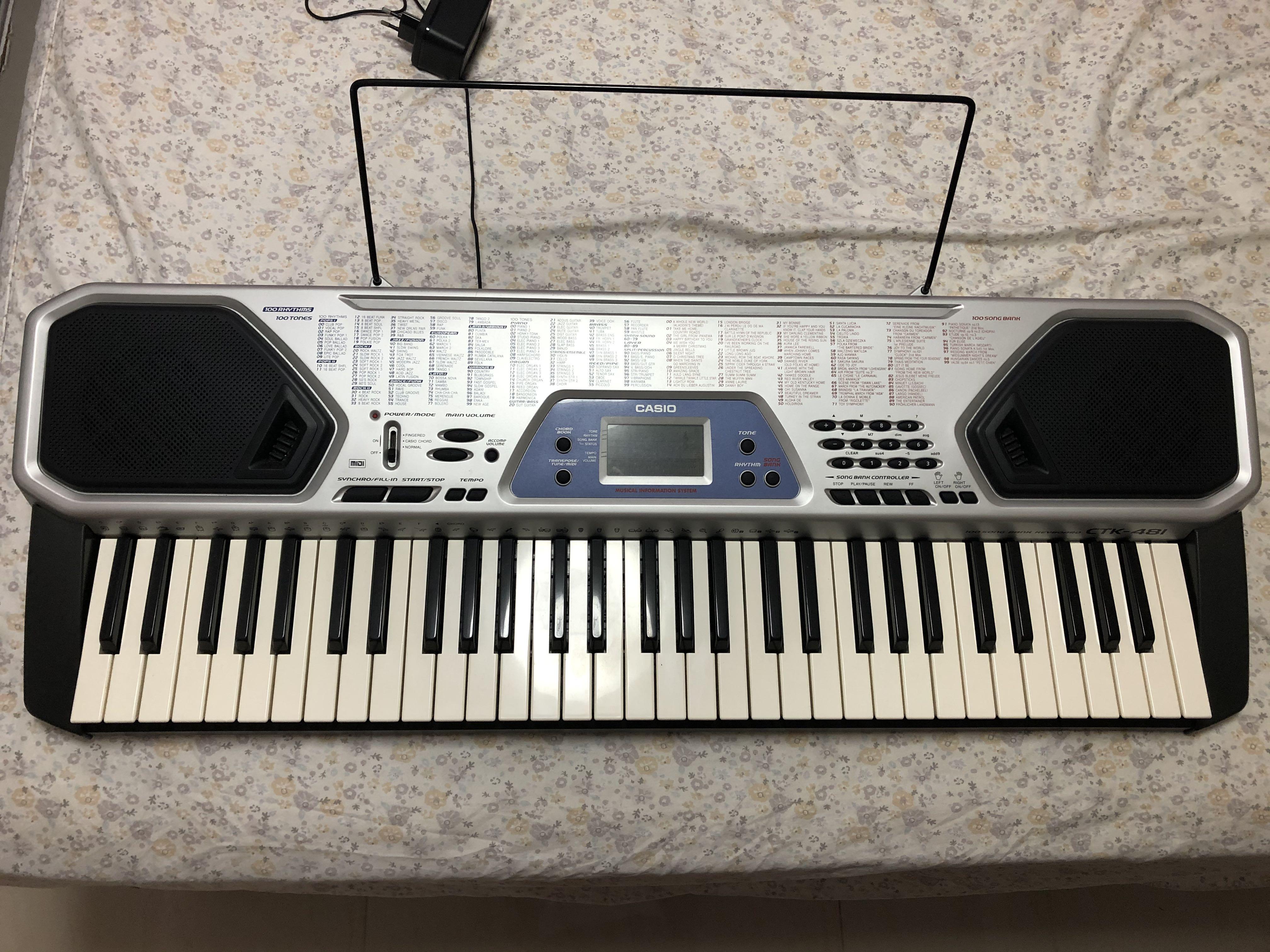 Casio Keyboard CTK-481, Hobbies & Toys, Music & Media, Musical ...