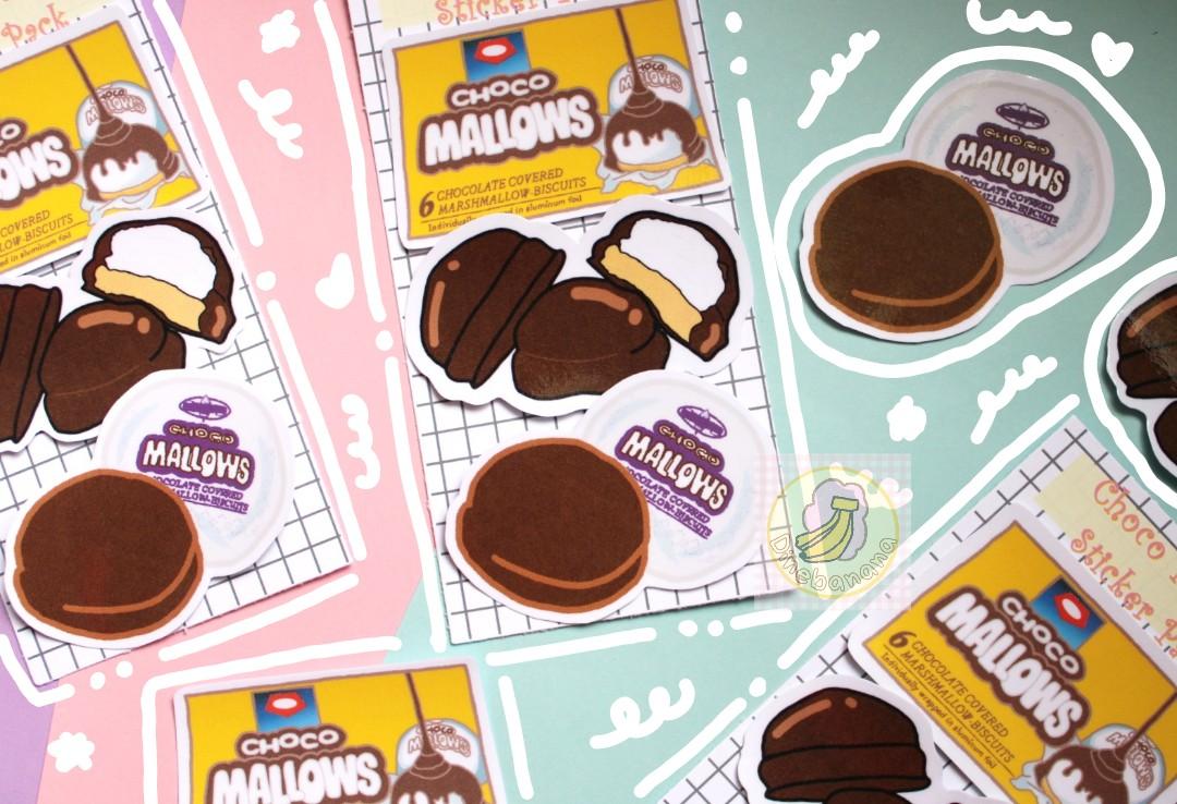 Choco mallows sticker pack, Hobbies & Toys, Stationary & Craft ...