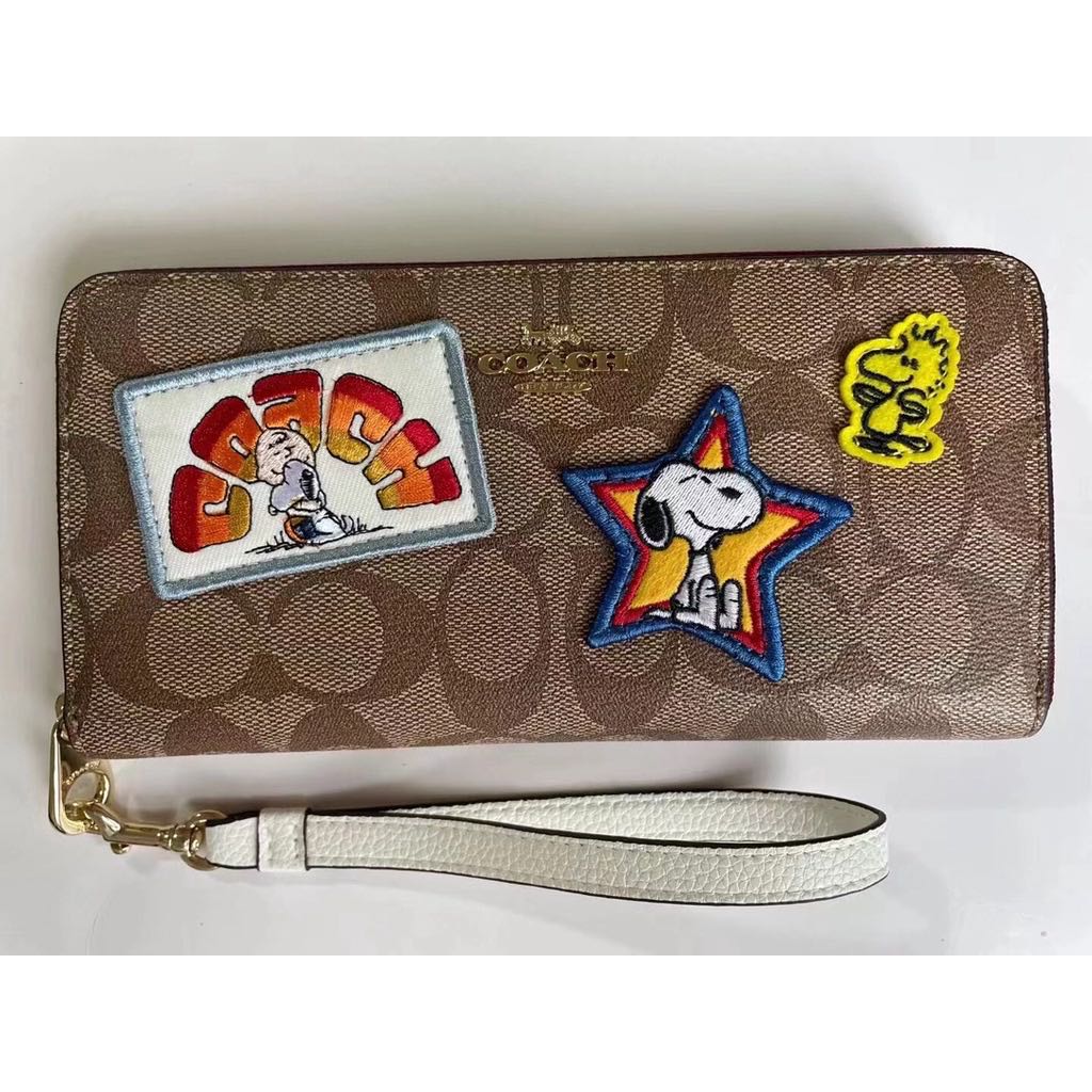 Coach X Snoopy Long Wallet, Women's Fashion, Bags & Wallets, Wallets ...