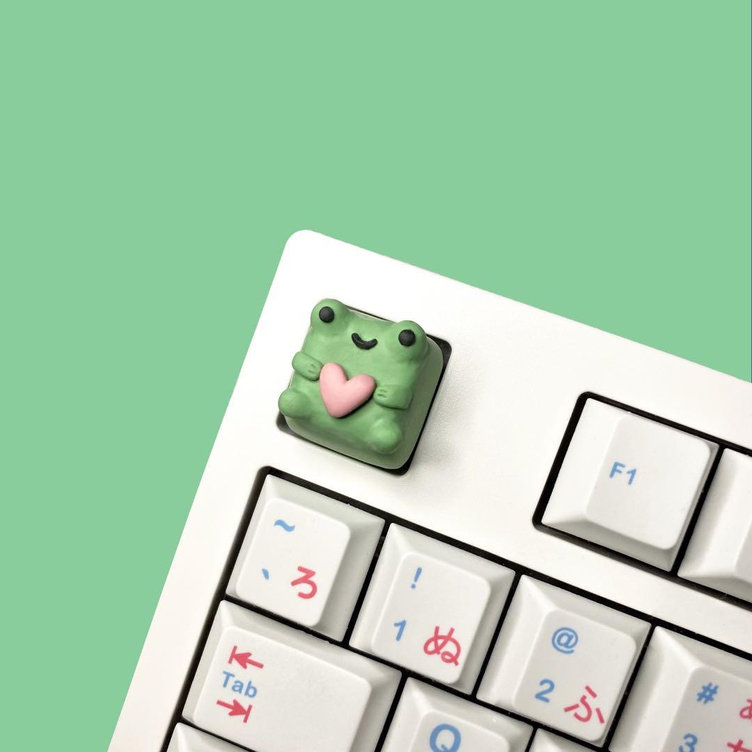 custom artisan frog keycap, Computers & Tech, Parts & Accessories ...