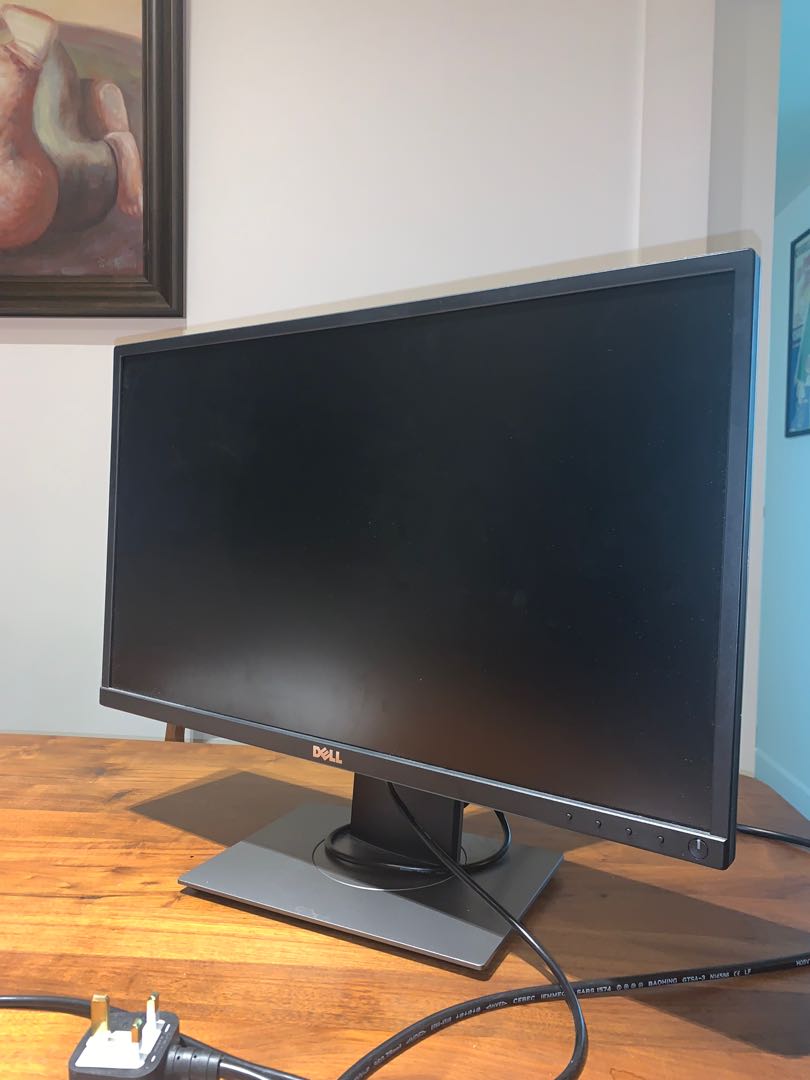Dell professional P2417H 23.8” screen LED-lit monitor black, 電腦＆科技, 電腦 ...