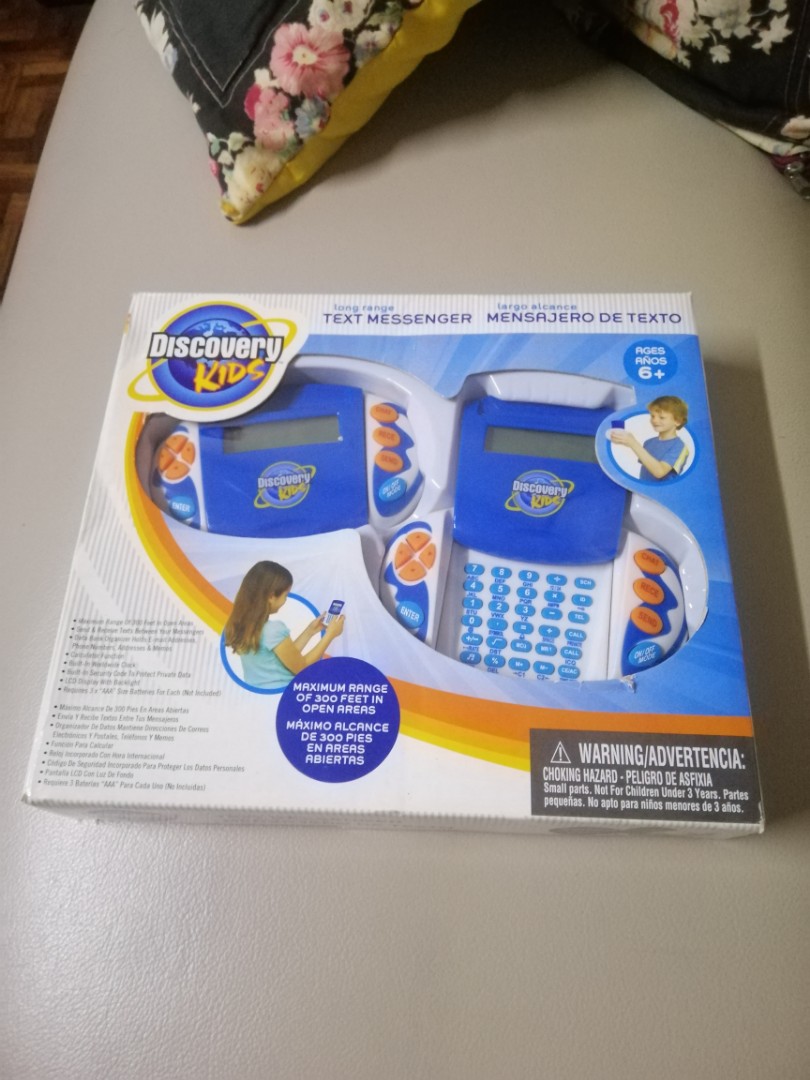 Discovery Kids long range text messenger, Hobbies & Toys, Toys & Games ...