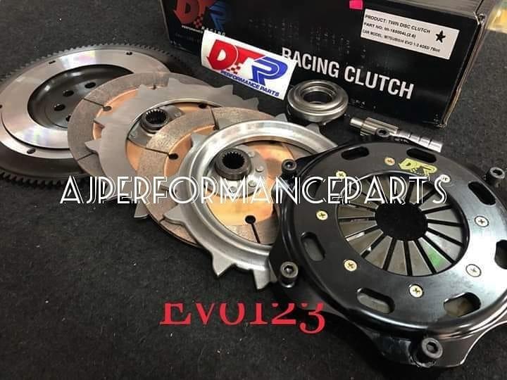 DTR RACING TWIN PLATE CLUTCH LOCENG MITSUBISHI 4G63T EVO123 RVR, Auto ...
