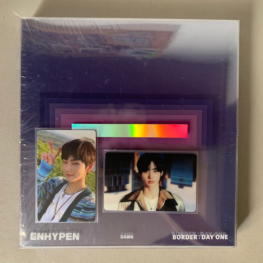 Enhypen Border Day One Dawn Unsealed + Jungwon Dawn Pc and Sunghoon ...
