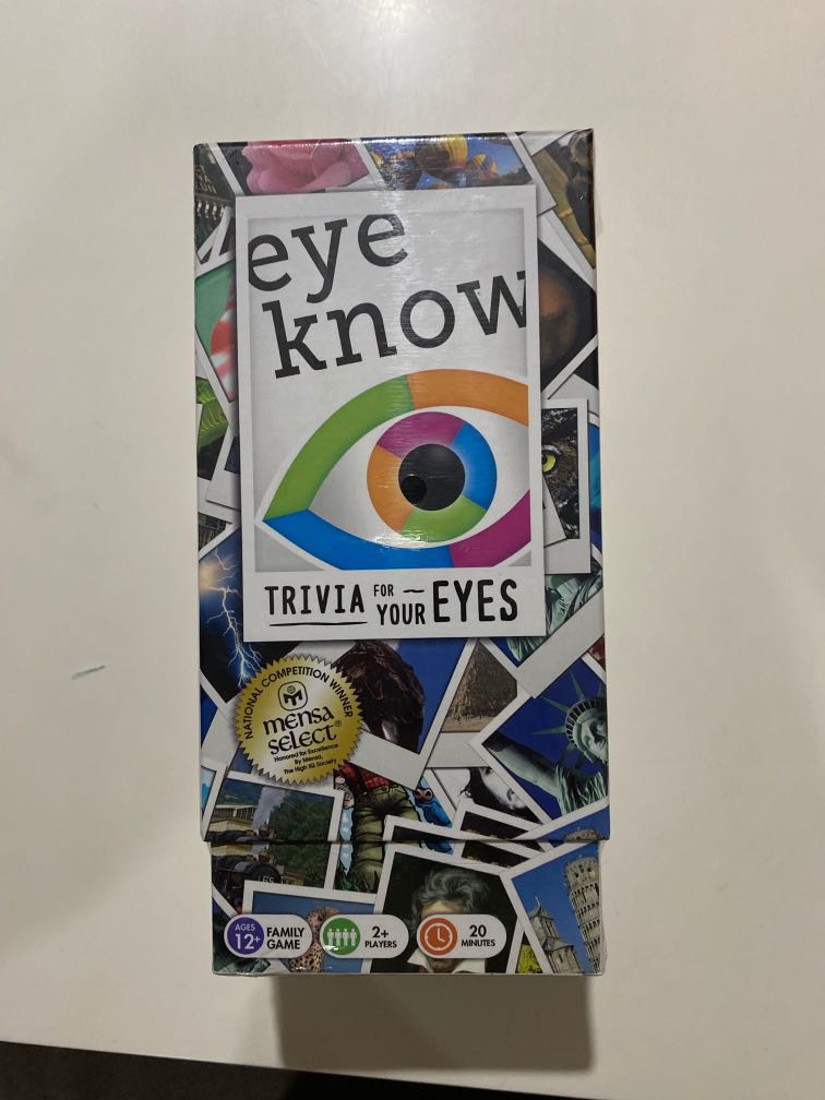 Eye Know - Trivia for your eyes game, Hobbies & Toys, Toys & Games on ...
