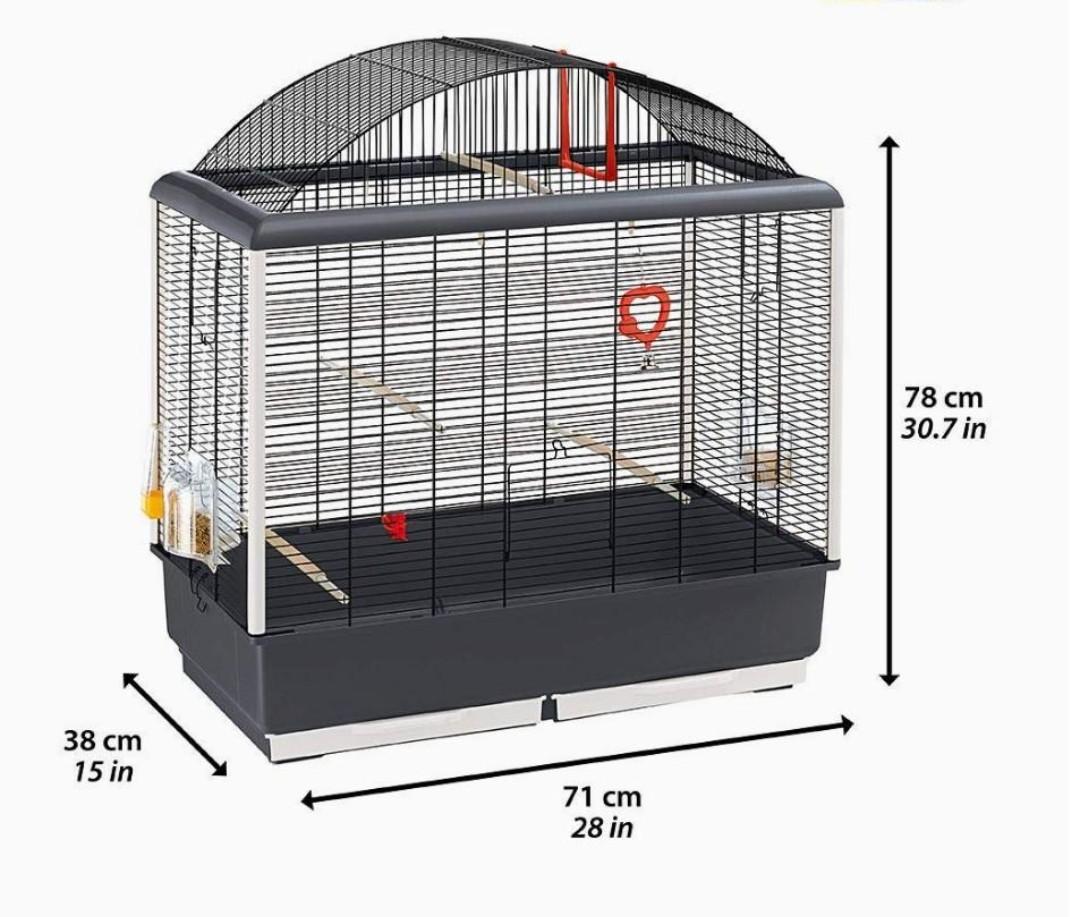 FERPLAST PALLADIO LARGE BIRD CAGE, Pet Supplies, Homes & Other Pet ...