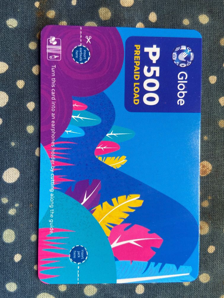 Globe P500 Load Card, Mobile Phones & Gadgets, Other Gadgets on Carousell