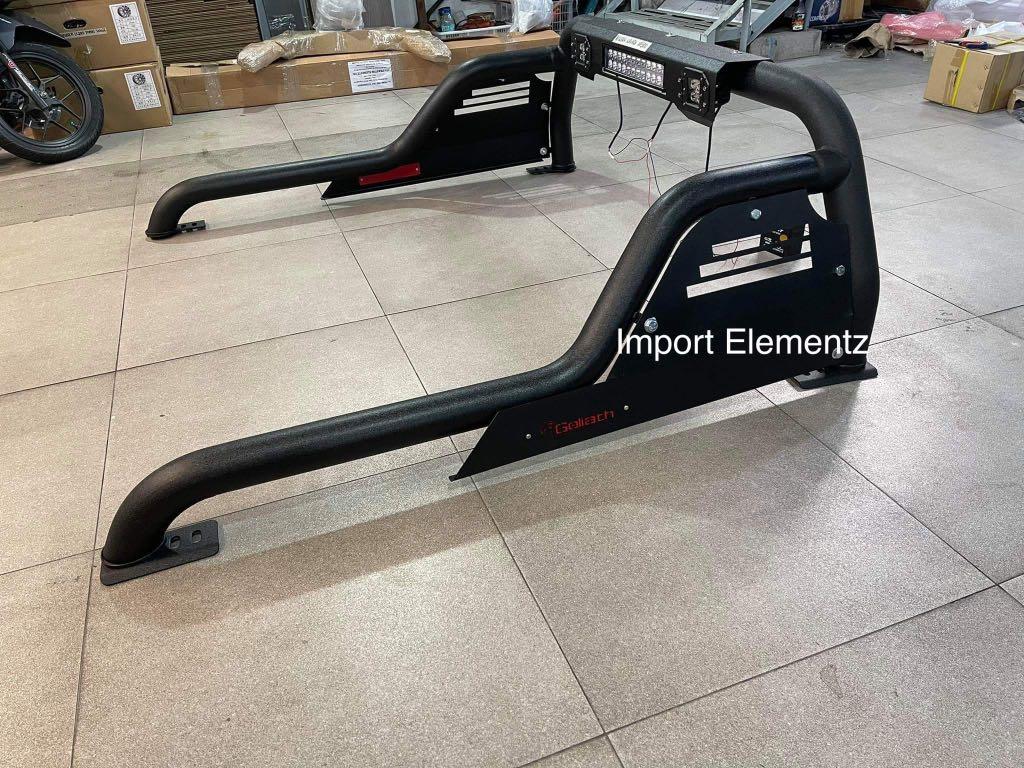 Goliath Nitro offroad rollbar with led light Hilux Ranger Dmax Navara ...