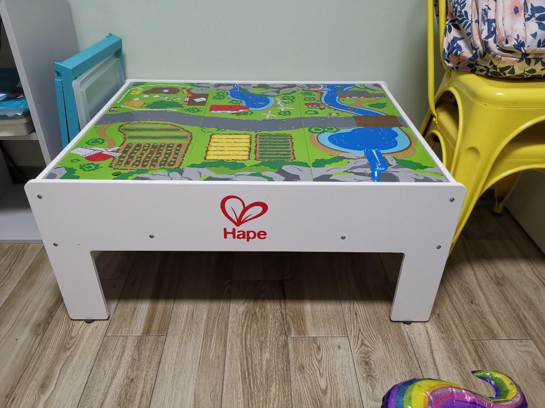 Hape Train Table with Storage, Hobbies & Toys, Toys & Games on Carousell