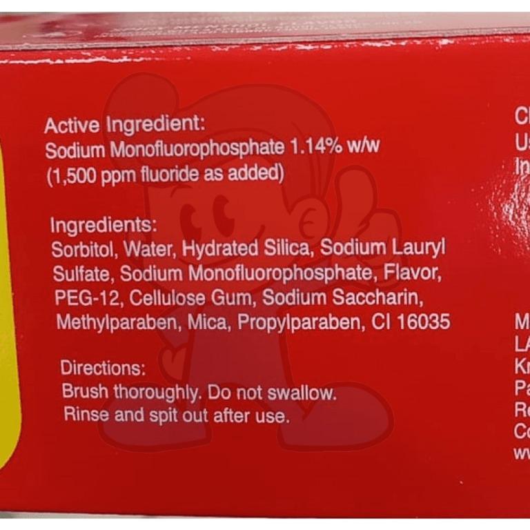 Hapee Toothpaste Mouth Defense Explosive Menthol Red (3 x 100 mL ...
