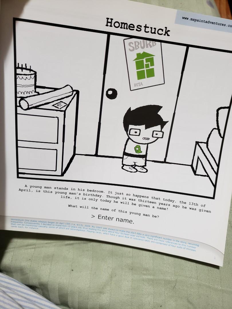 Homestuck Comic Book Vol. 1-2, Hobbies & Toys, Books & Magazines ...