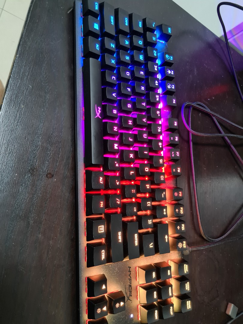 HyperX Alloy Origins mechanical red switch, Computers & Tech, Parts ...