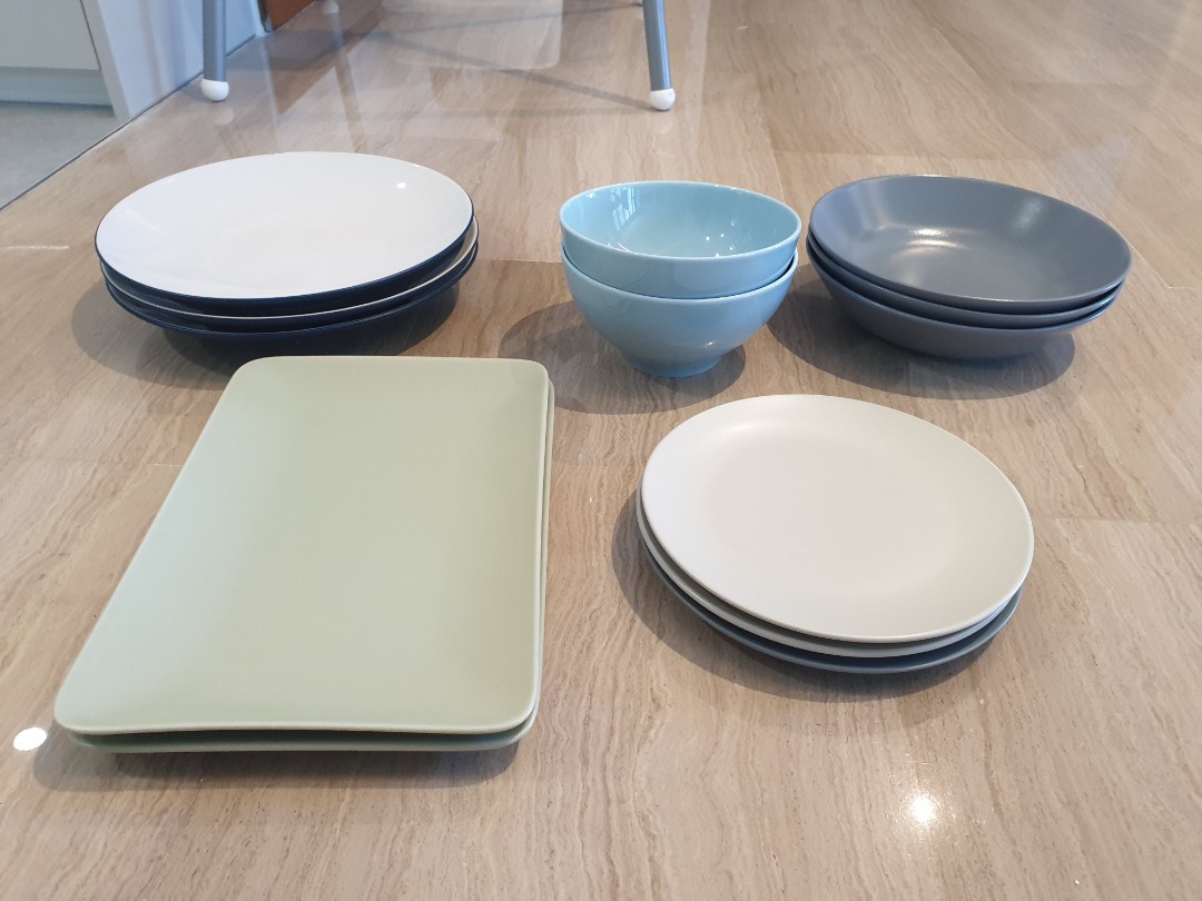 Ikea plates and bowls, Furniture & Home Living, Kitchenware & Tableware ...