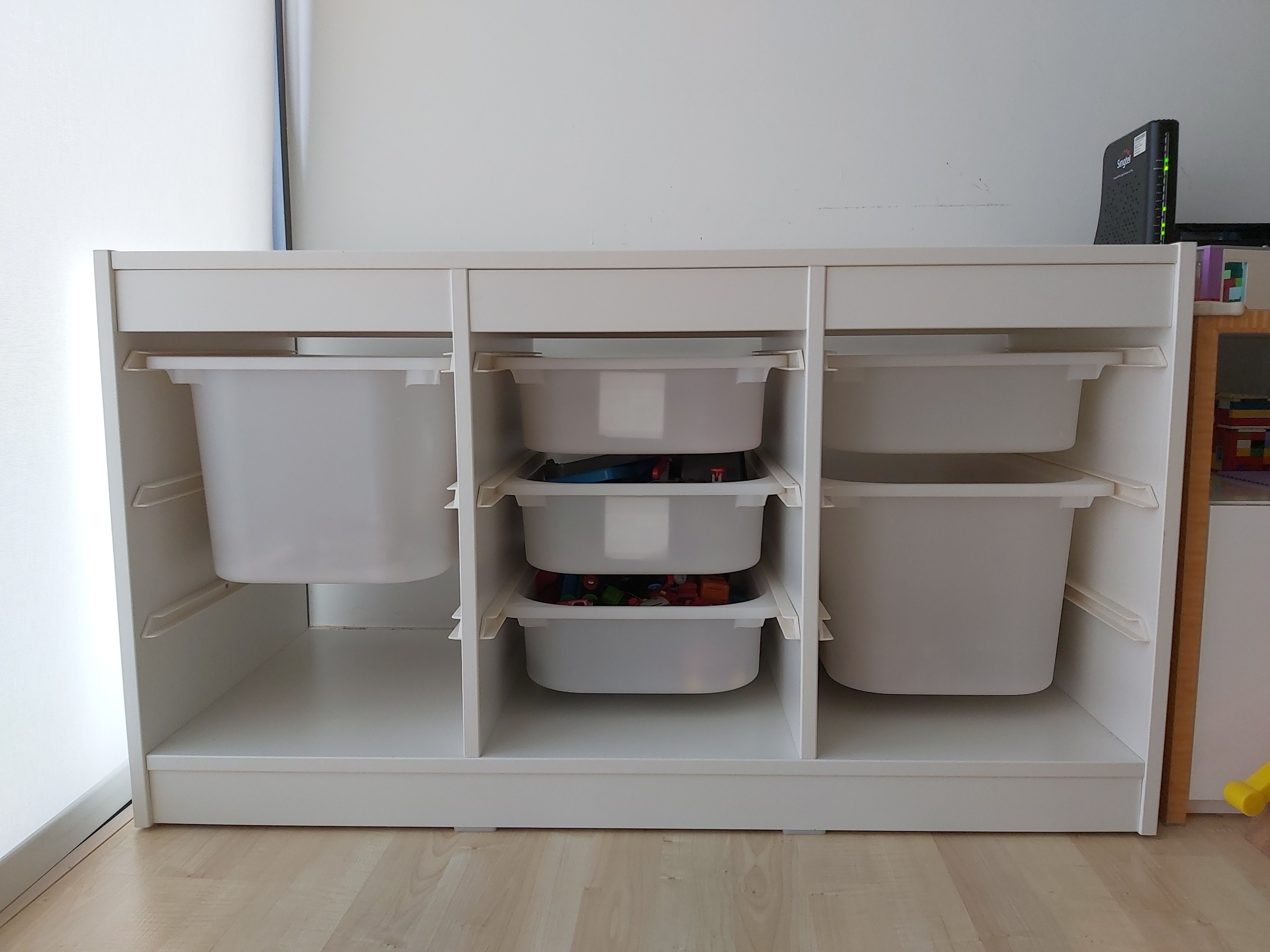 IKEA TROFAST Storage Unit + TROFAST Boxes, Babies & Kids, Baby Nursery ...