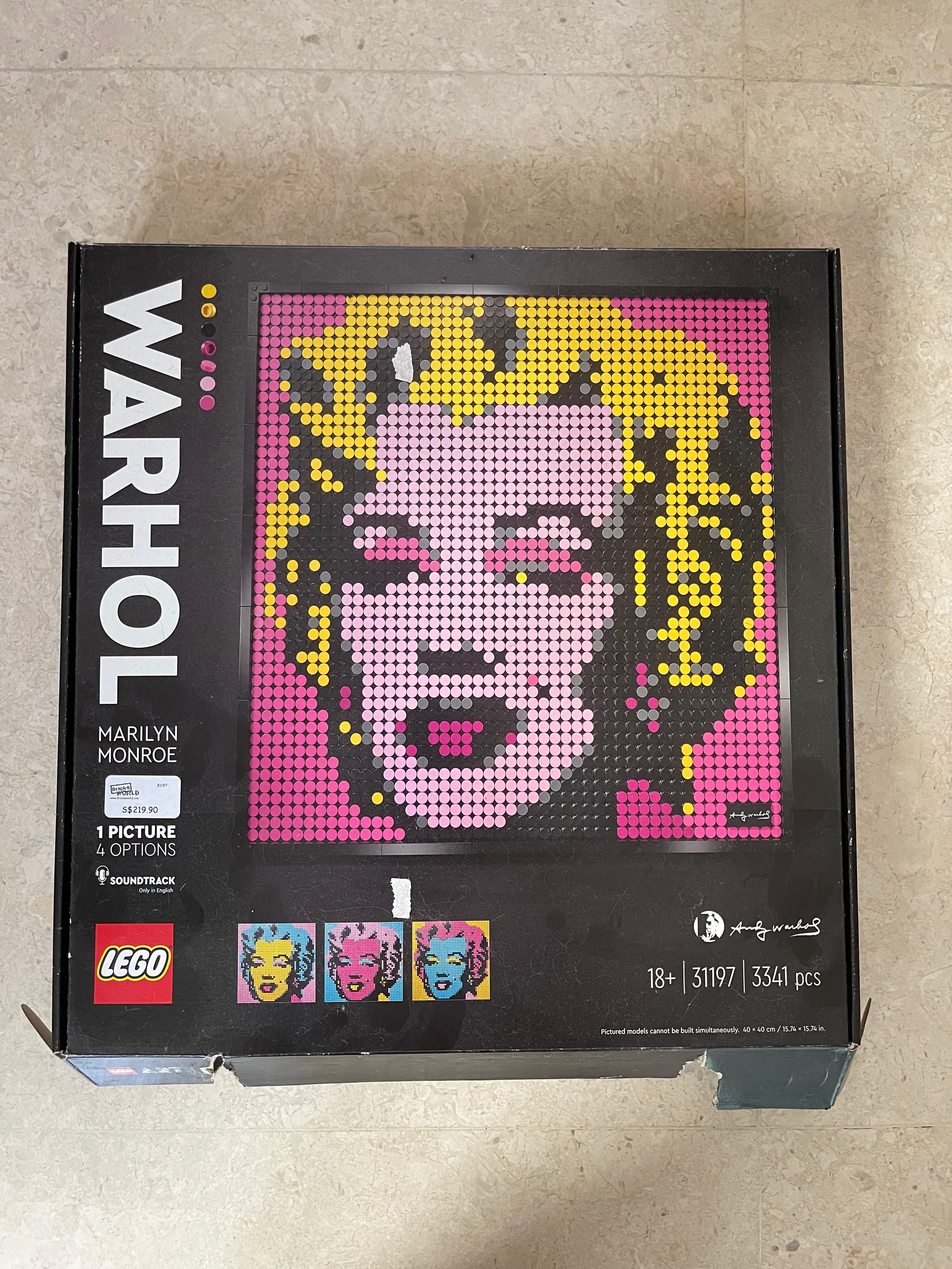 Lego - andy Warhol, Hobbies & Toys, Toys & Games on Carousell