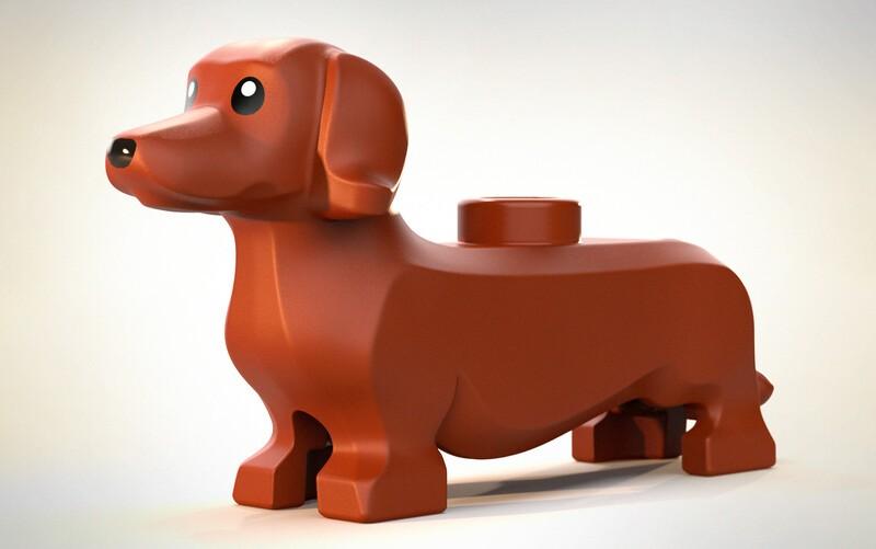 Lego Dachshund Brown Dog 啡色臘腸狗 (動物系列), 興趣及遊戲, 旅行, 旅遊 - 旅行必需品及用品 - Carousell