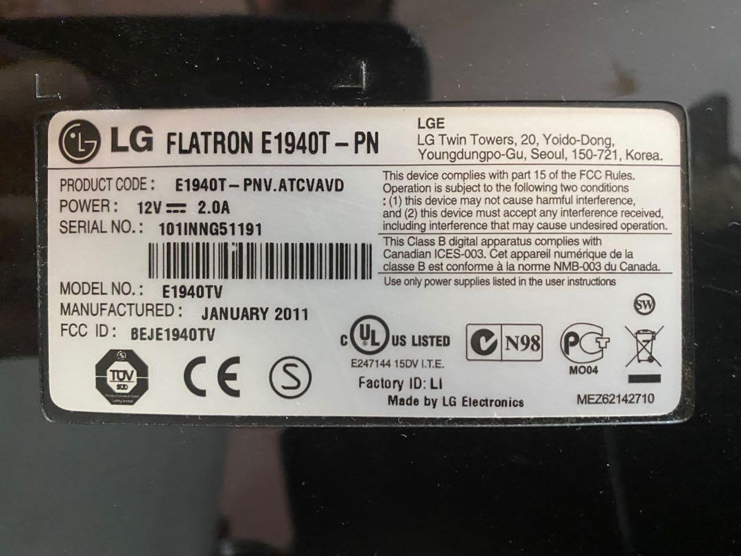 LG monitor, Computers & Tech, Desktops on Carousell