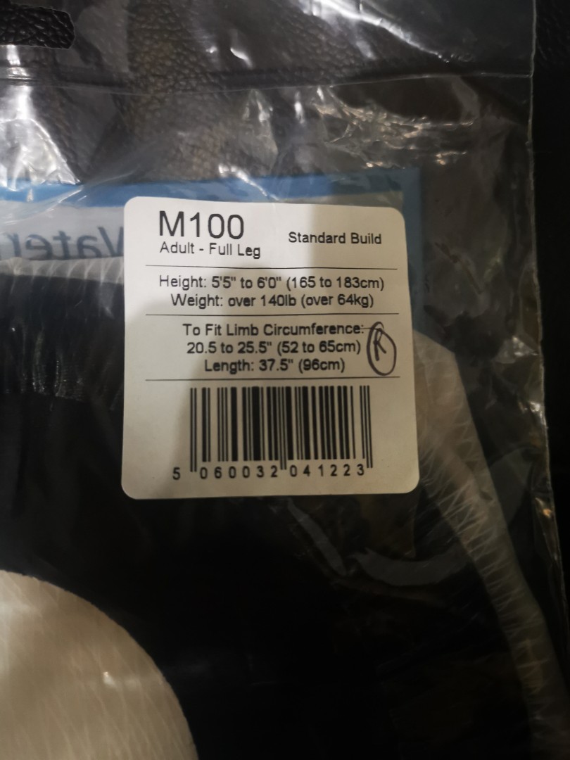 Limbo waterproof protector full leg, Health & Nutrition, Braces ...